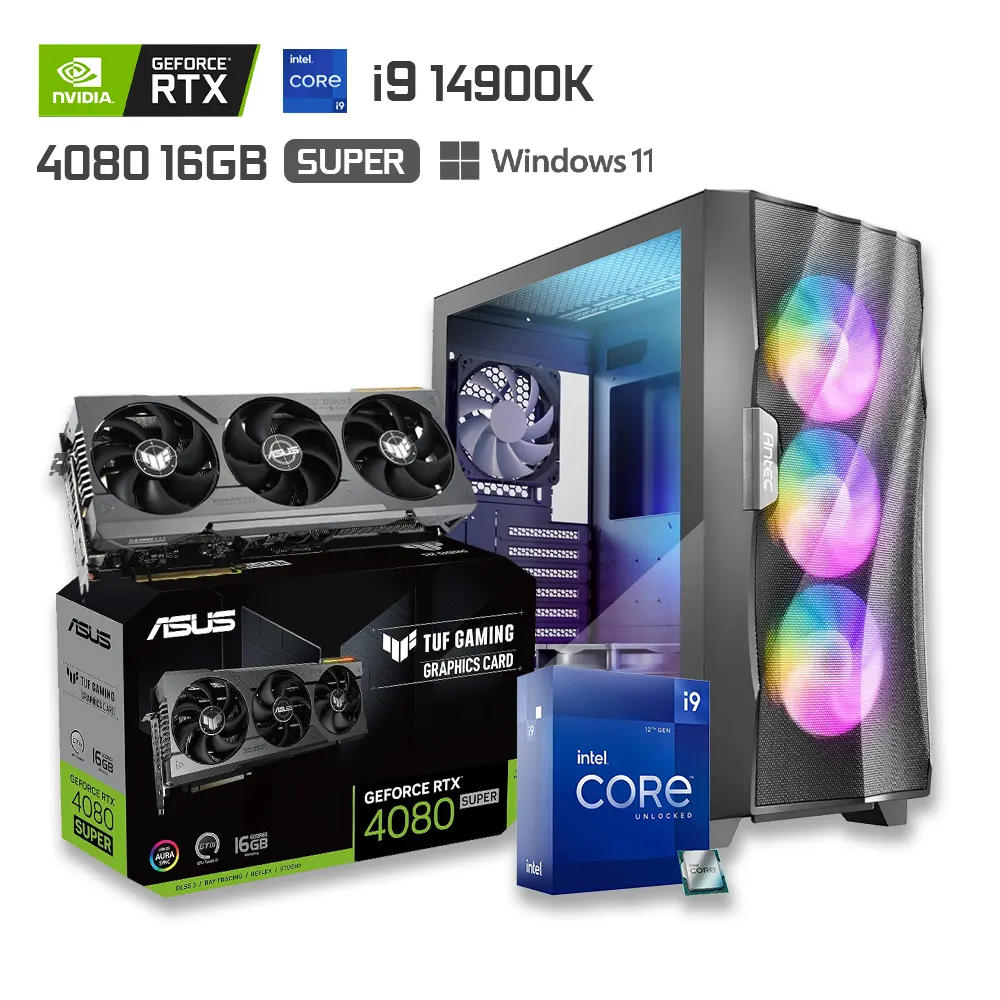 IGH Components - Pc Gamer Core I9 12va - Rtx 4080 Super - 32gb Ddr5